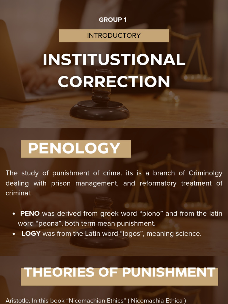 Brown and White Clean Lawyer Business Presentation | PDF | Punishments ...