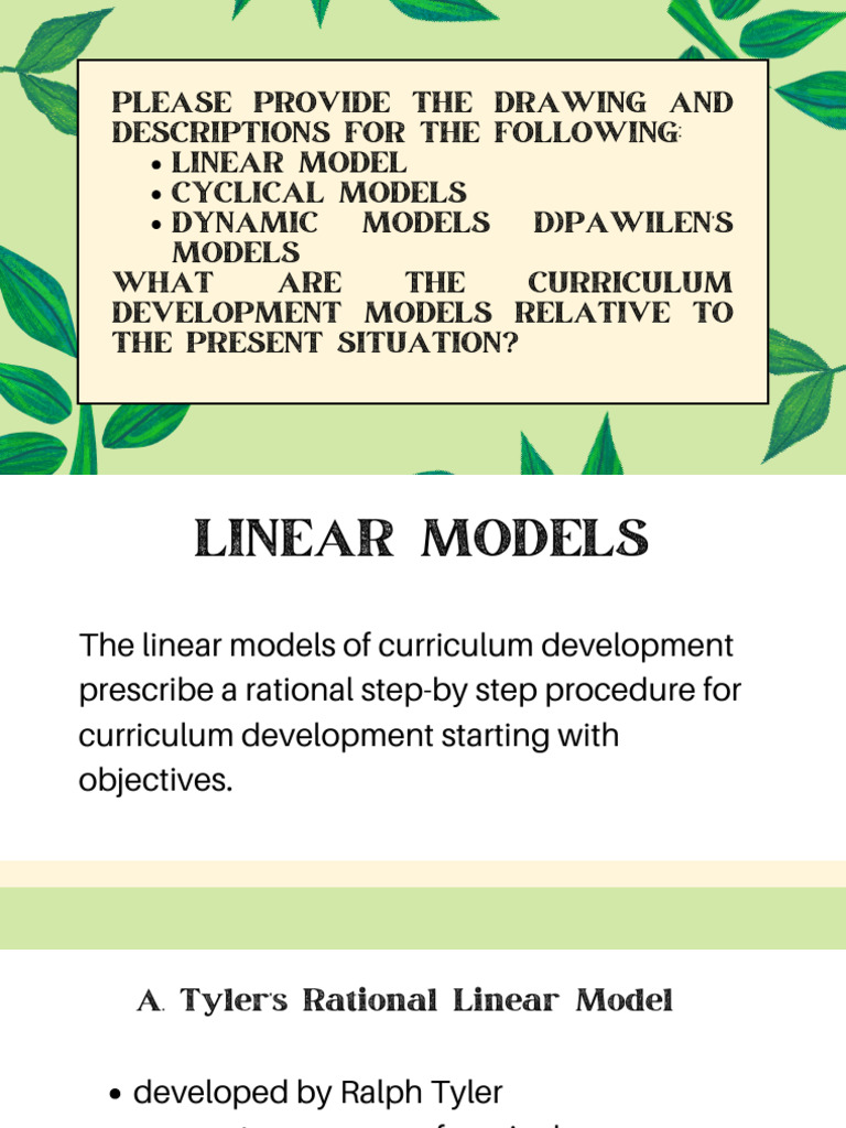Models of Curriculum | PDF | Curriculum | Learning