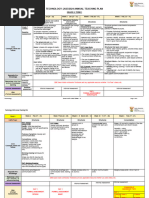 Grade 9 Technology Teaching Plan 2026 | PDF | Stairs | Beam (Structure)