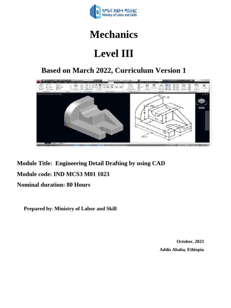 M01 - MCS Engineering Drafting - by - CAD | PDF | Engineering Tolerance ...