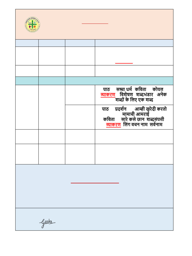 CLS 3 PT 4 Exam Timetable N Portion 24-25 | PDF