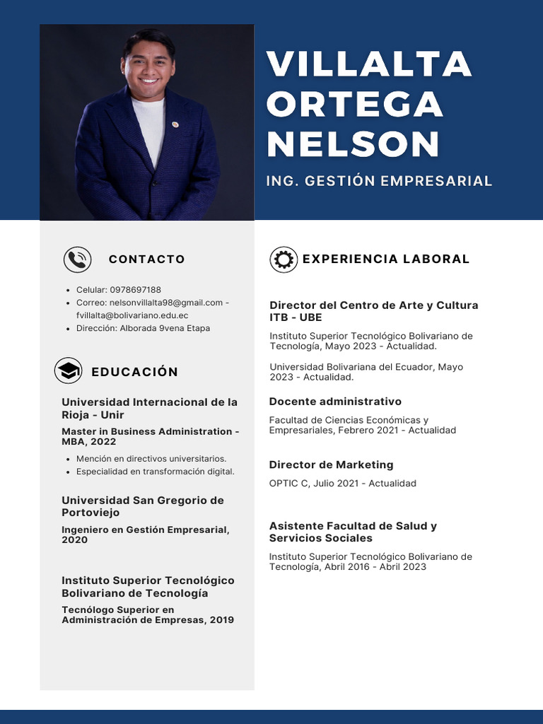 Nelson Villalta Ortega CV | PDF
