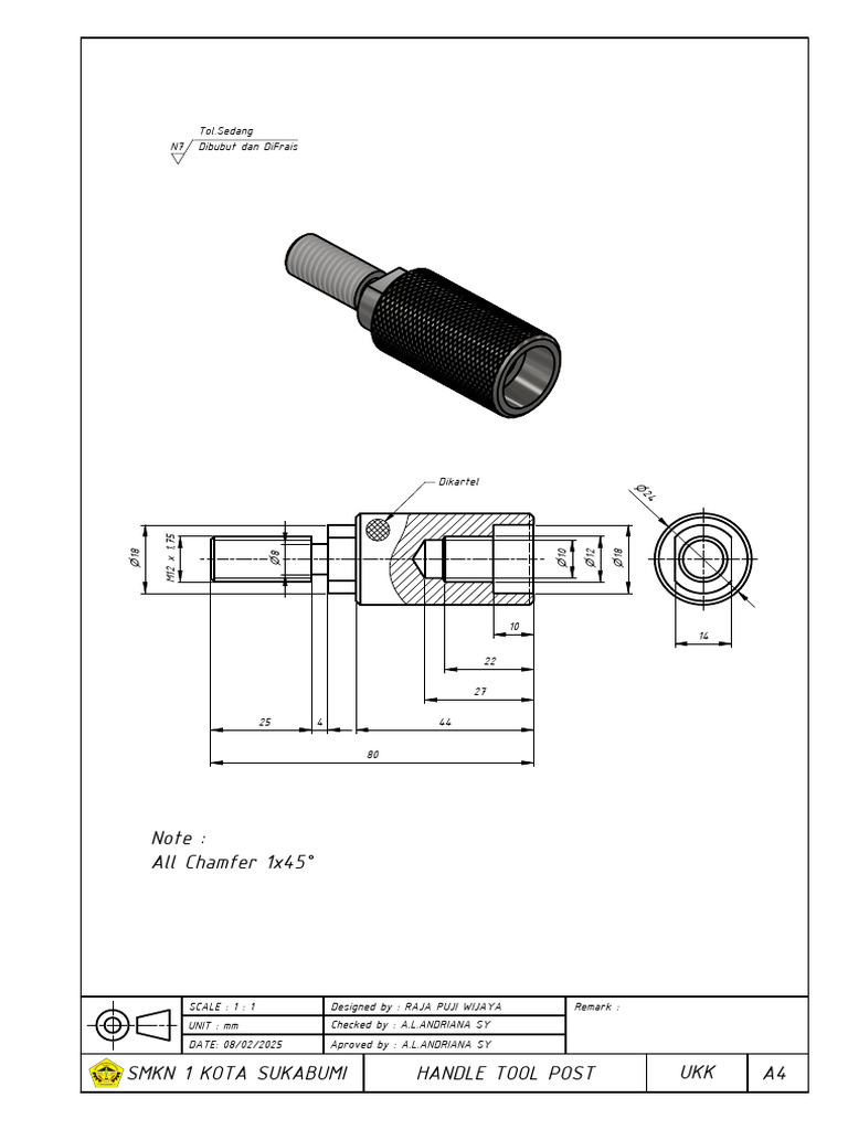 Handle Tool Post Specifications | PDF
