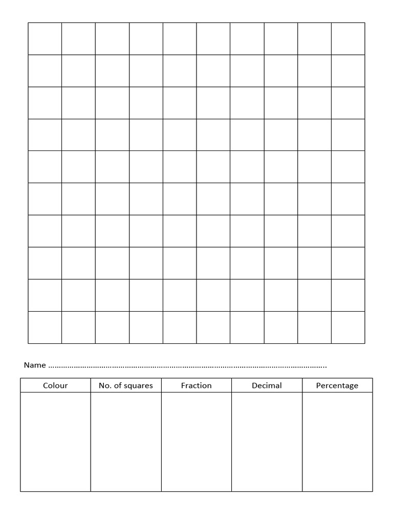 Math Worksheet: Fractions & Decimals | PDF