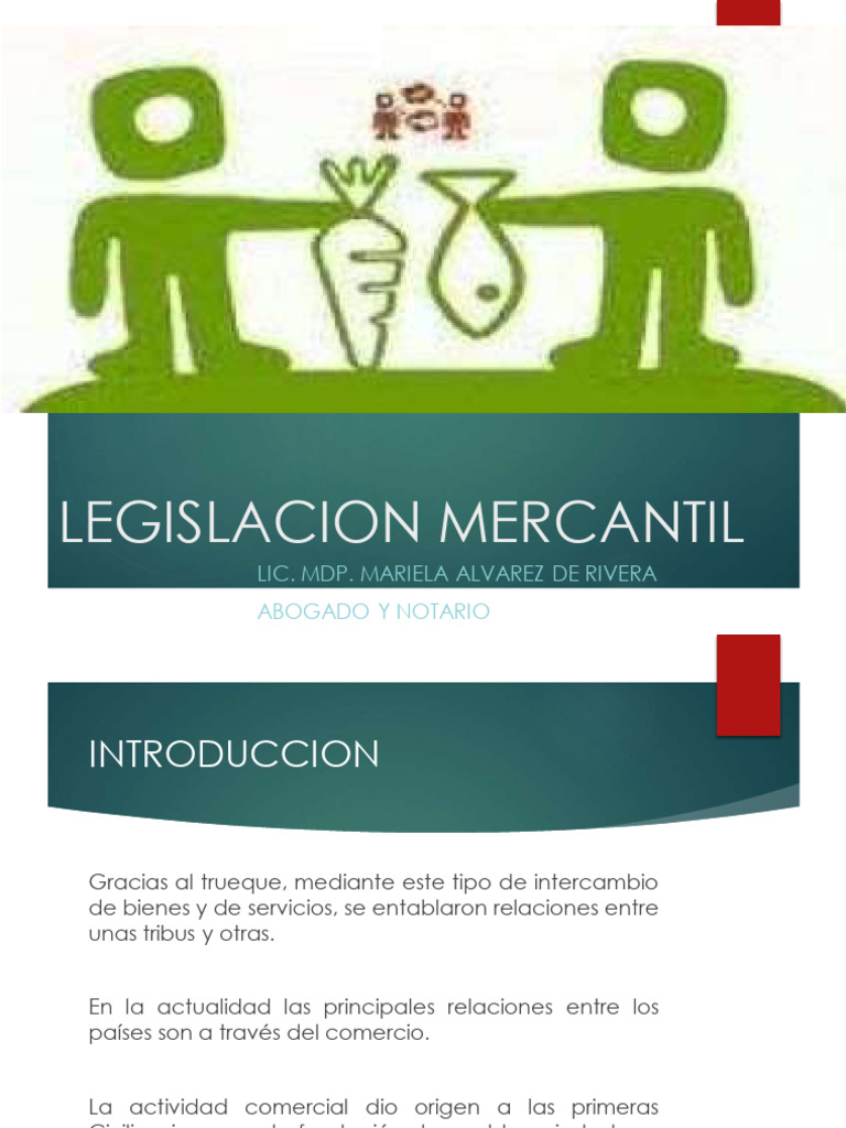 GENERALIDADES LEGISLACION MERCANTIL (1) | PDF | Comercio | Sociedad