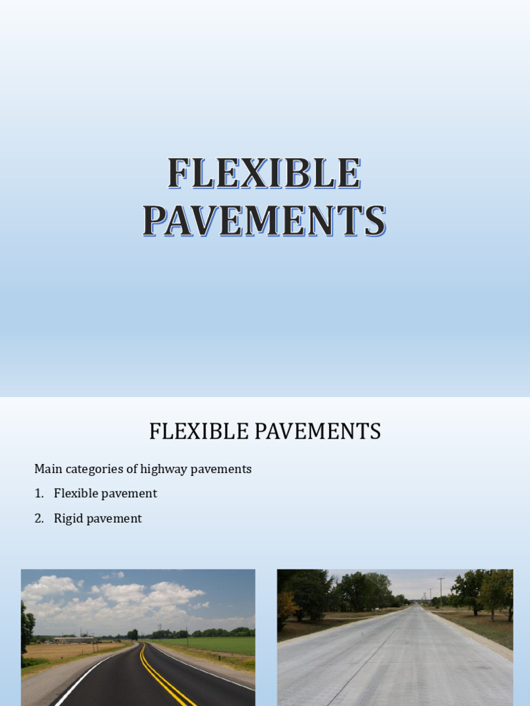 Flexible Pavements | PDF | Road Surface | Cement