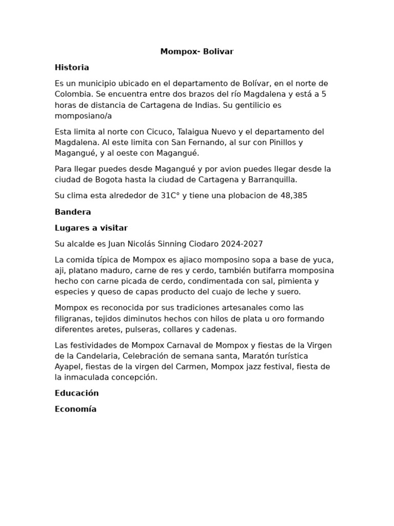 Mompox Pdf