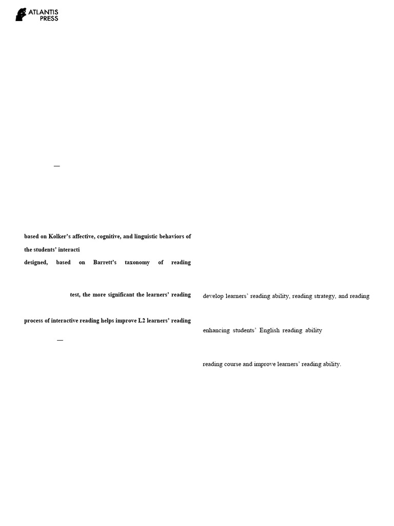 125952249 | PDF | Reading Comprehension | Learning