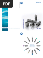 Catálogo de Implantes MIS Seven XD | PDF | Implante dental