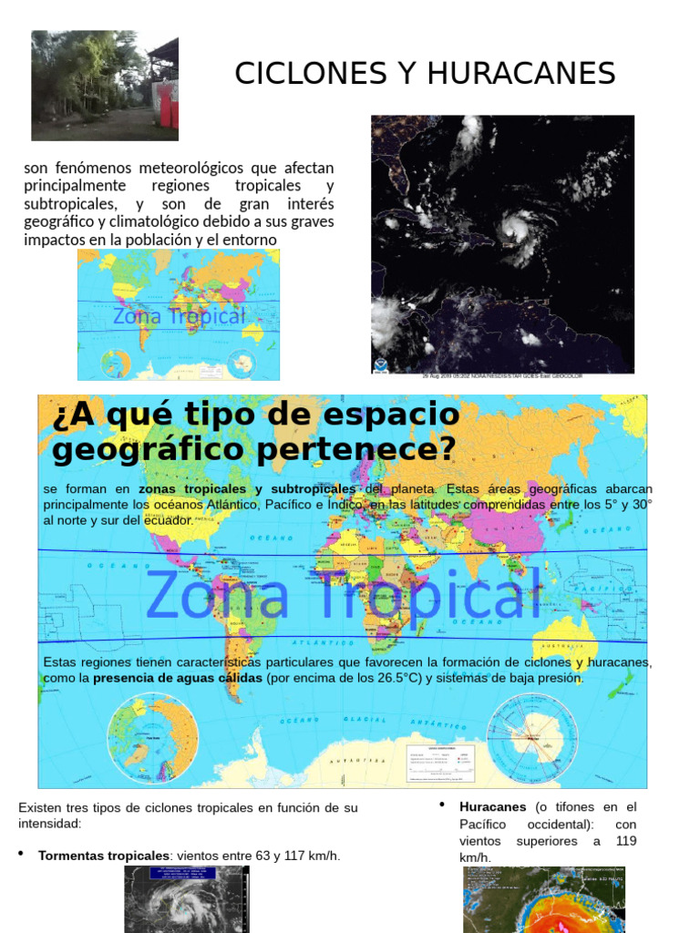 Ciclones y Huracanes: Impactos y Prevención | PDF | Ciclones tropicales ...