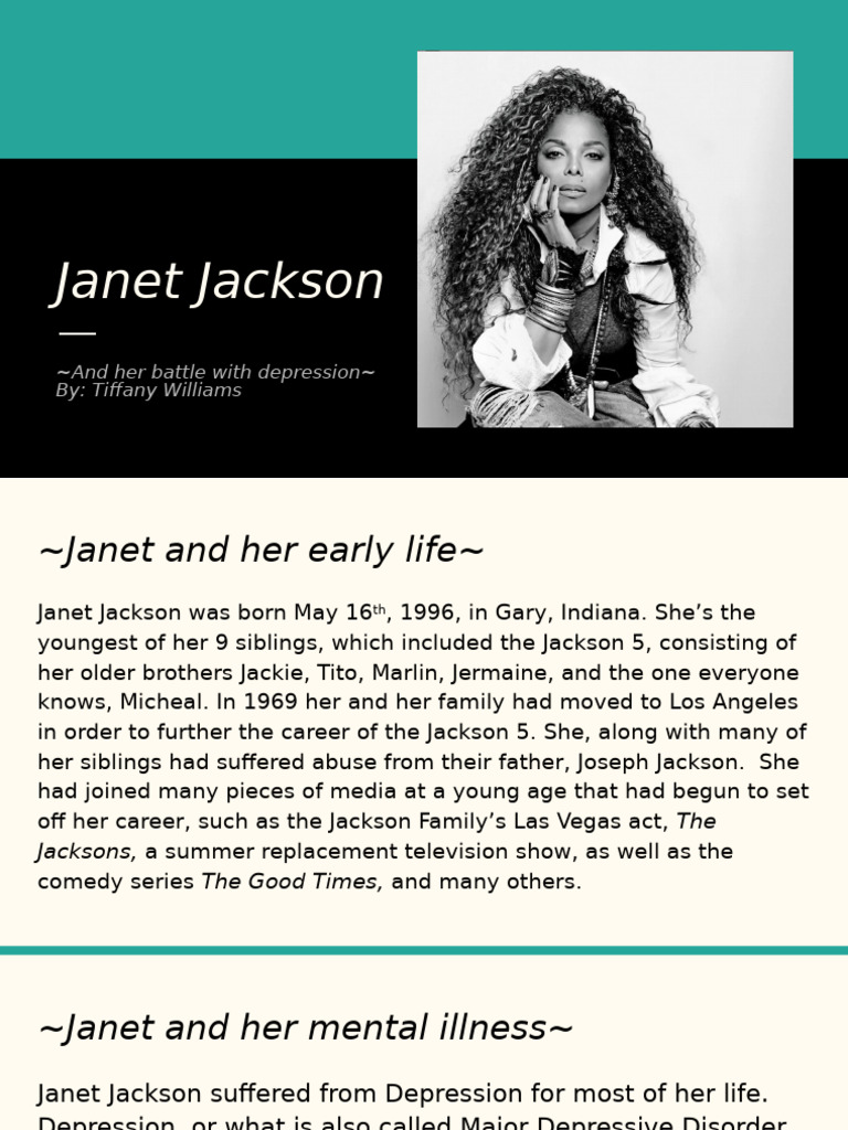 Janet Jackson | PDF | Major Depressive Disorder | Happiness