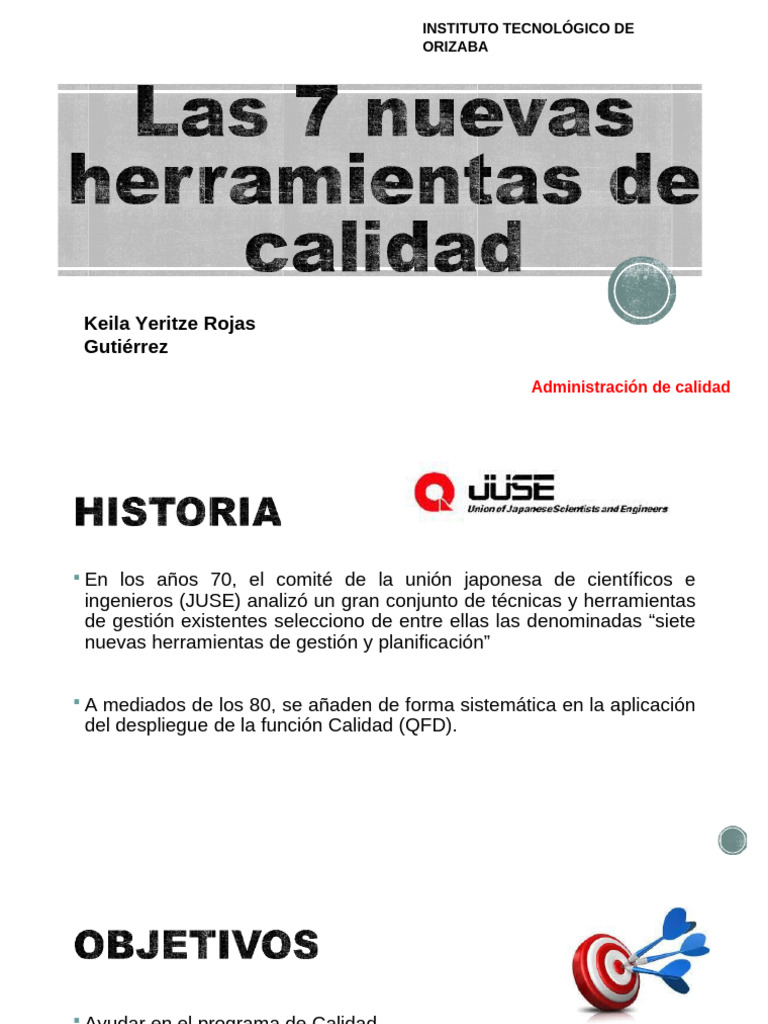 Las 7 Nuevas Herramientas de La Calidad | PDF