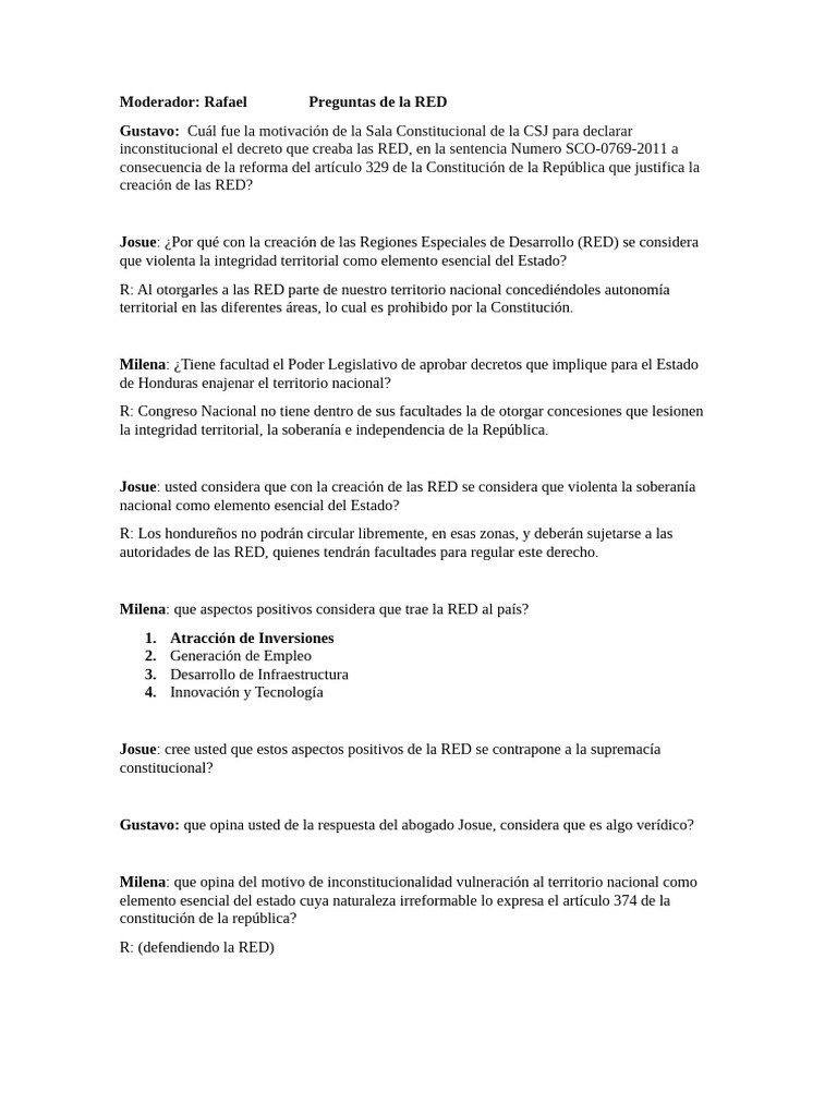Inconstitucionalidad de las Regiones Especiales | PDF
