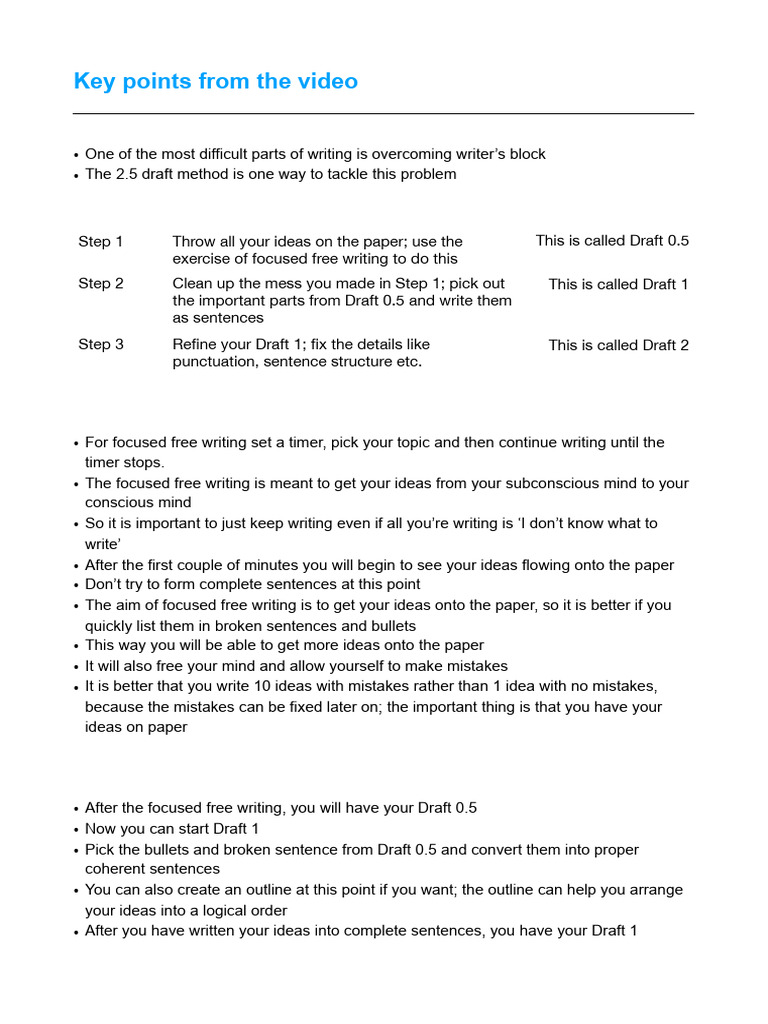 The Writing Process | PDF