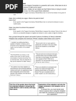 Analyzing Patrick Henry's Persuasive Rhetoric | PDF | Rhetoric | Argument