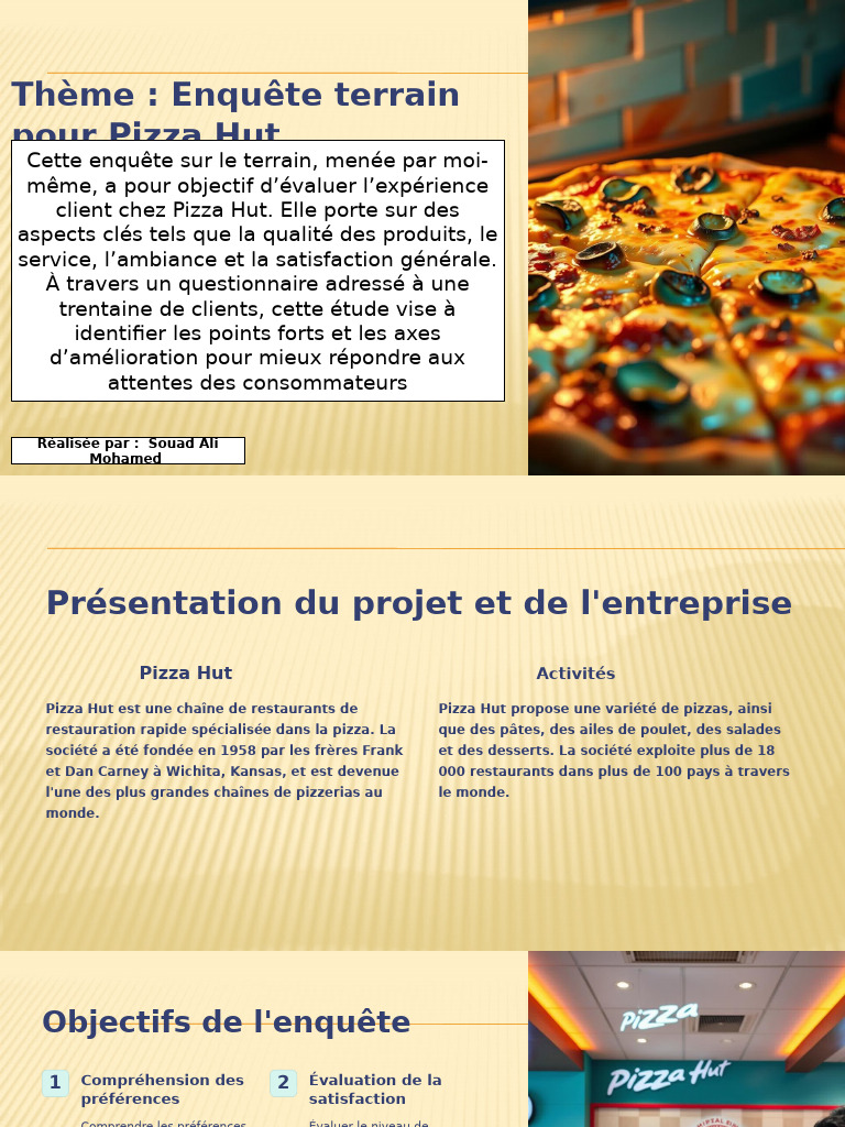 Souad ppt | PDF | Pizza