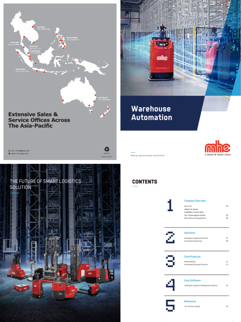 Brochure - MHE JJSEA Warehouse Automation Brochure 2024_v3a (Lo-res) | PDF | Logistics