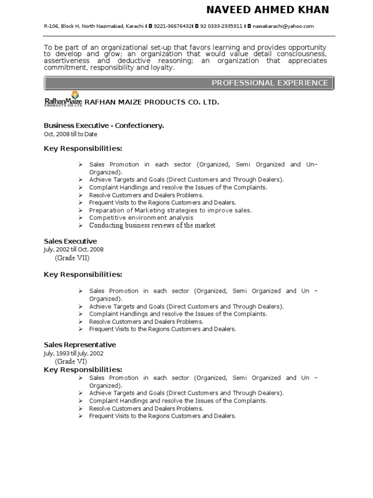 Naveed Ahmed Khan CV | PDF | Business | Economies