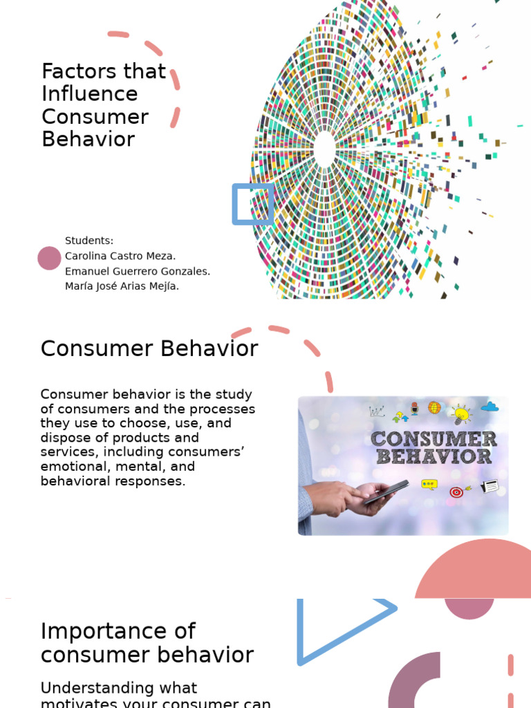 Factors That Influence Consumer Behavior - 2 | PDF | Consumer Behaviour ...