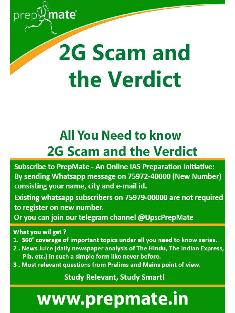 2G-Scam-and-the-Verdict | PDF | Public Law | Corruption