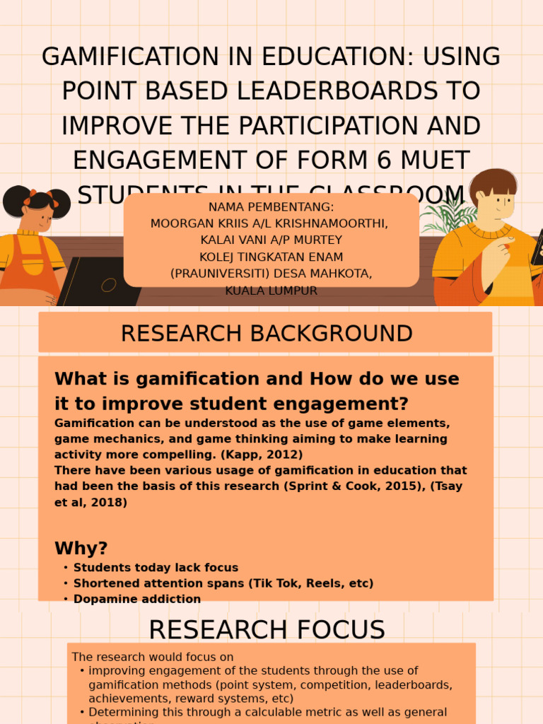 Gamification in Education Using Point Based Leaderboards To Improve The Participation and ...