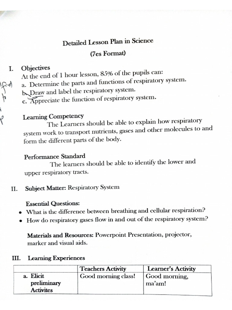 7 Es Lesson Plan | PDF