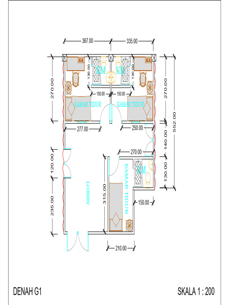 Denah G1 Rev | PDF