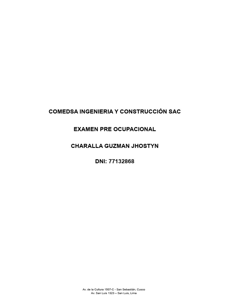 Charalla Guzman Jhostyn | PDF | La columna vertebral | Especialidades Medicas