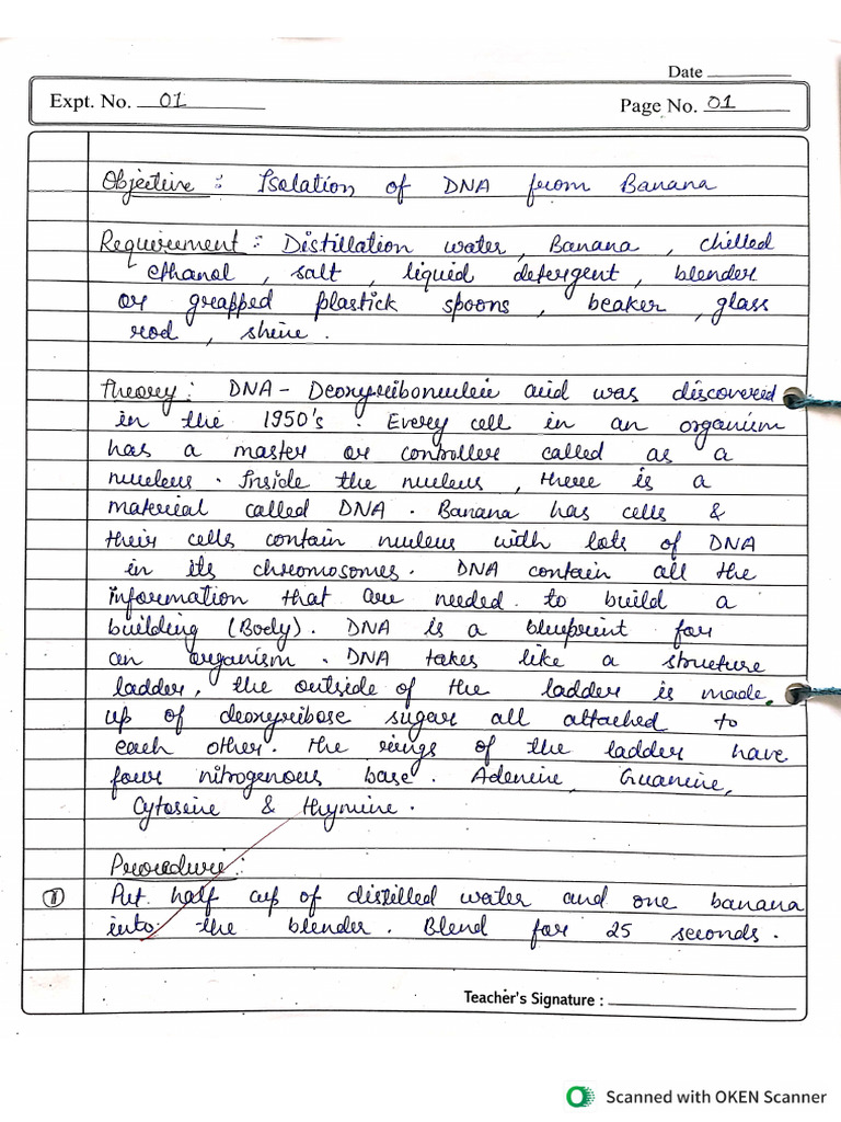 Bio Lab Manual | PDF