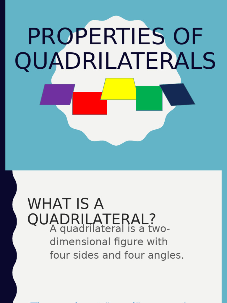 Quadrilateral | PDF | Rectangle | Euclid