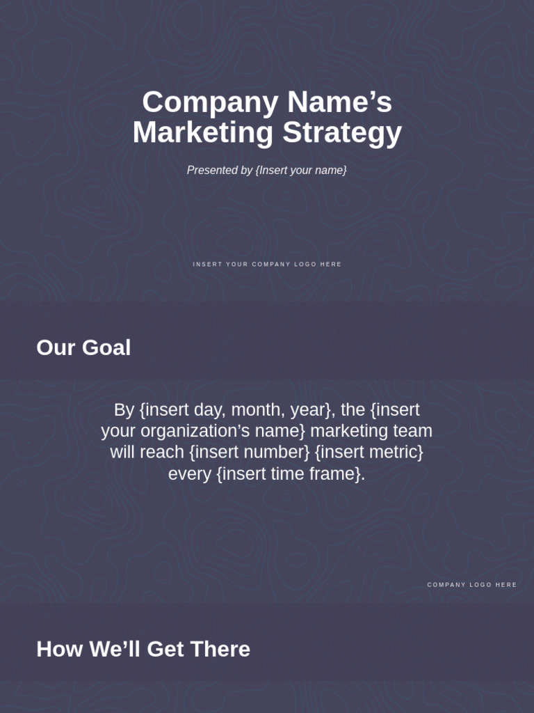 Marketing Strategy Template | PDF | Brand | Target Audience