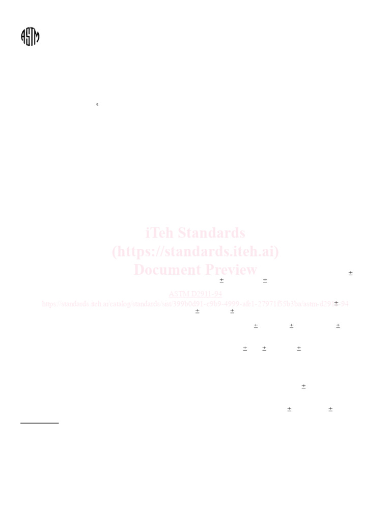 ASTM-D2911-94 | PDF | Volume | Engineering Tolerance