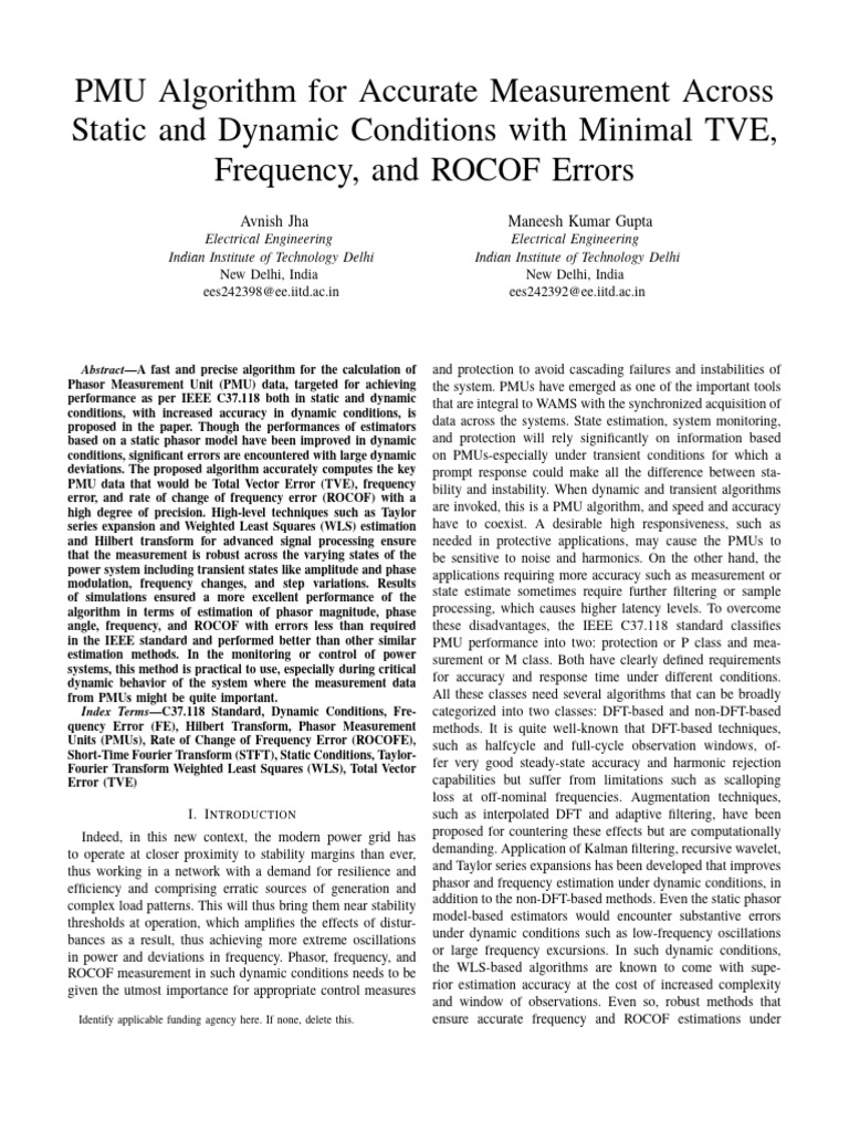 IEEE Conference Template | PDF | Applied Mathematics | Telecommunications Engineering