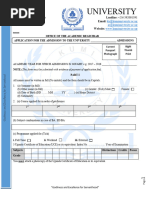 Dwu Non School Leaver Application Form (1) | PDF | Science | Mathematics