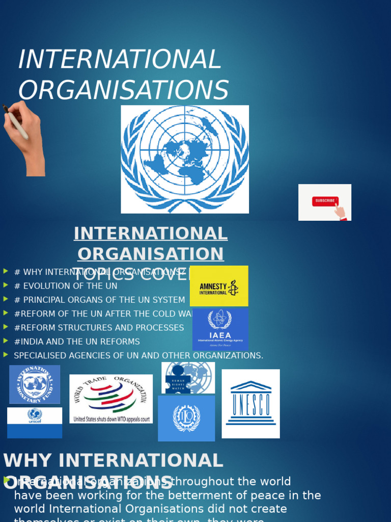 Evolution and Role of International Organizations | PDF | United ...