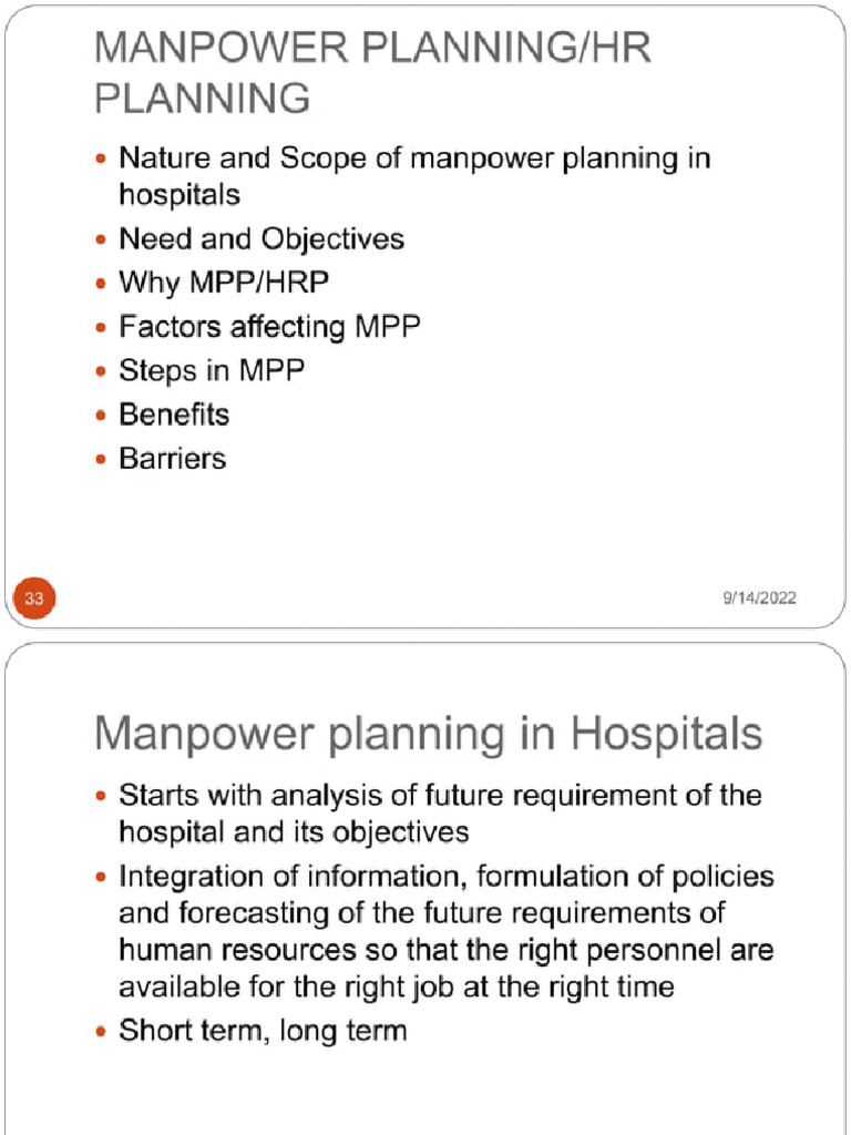 Man Power Planning | PDF