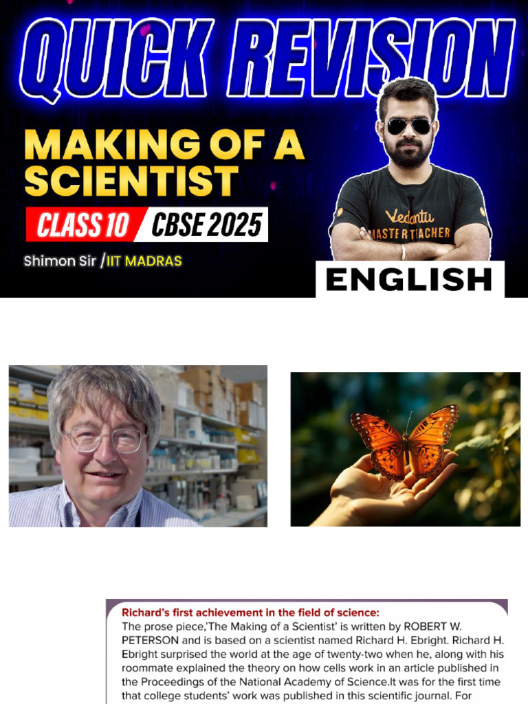 The Making of A Scientist | PDF