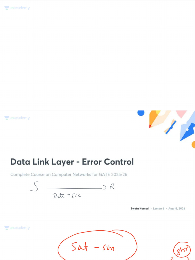 Data_Link_Layer__Error_Control_with_anno lecc5 | PDF