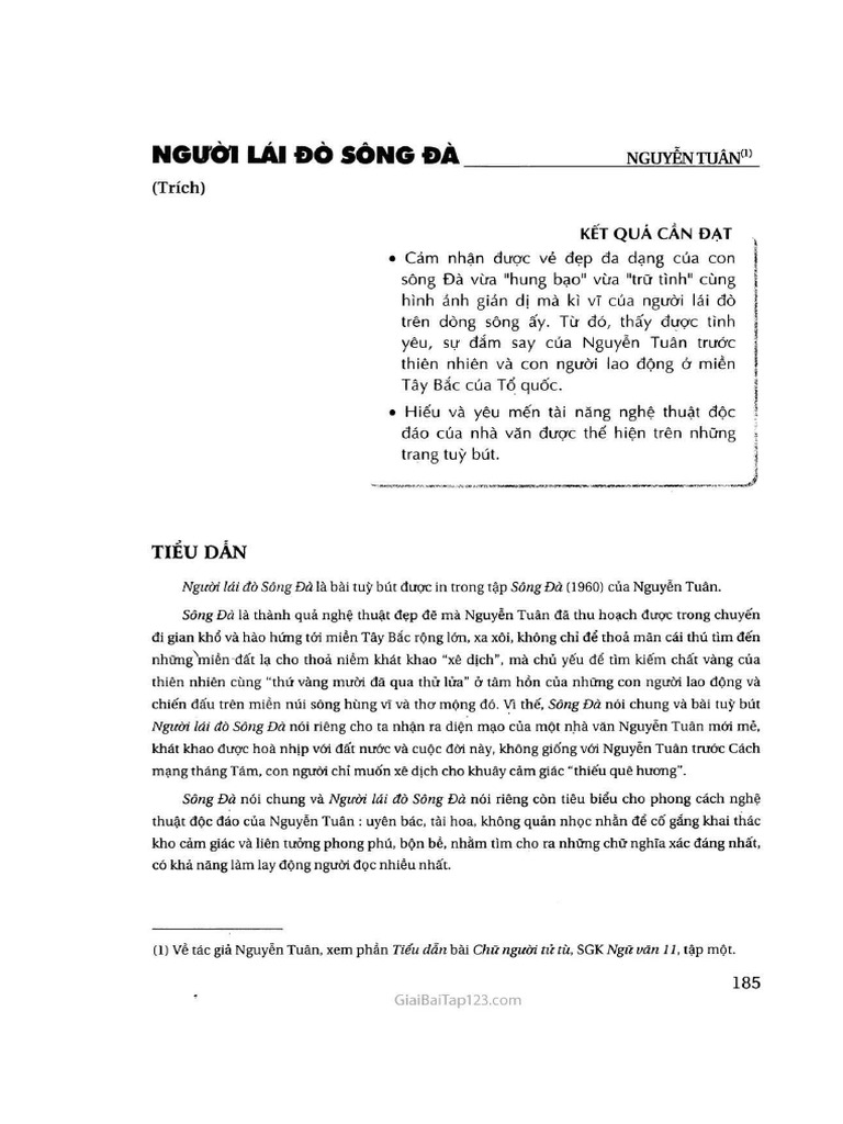 Van Ban Nguoi Lai Do Song Da | PDF