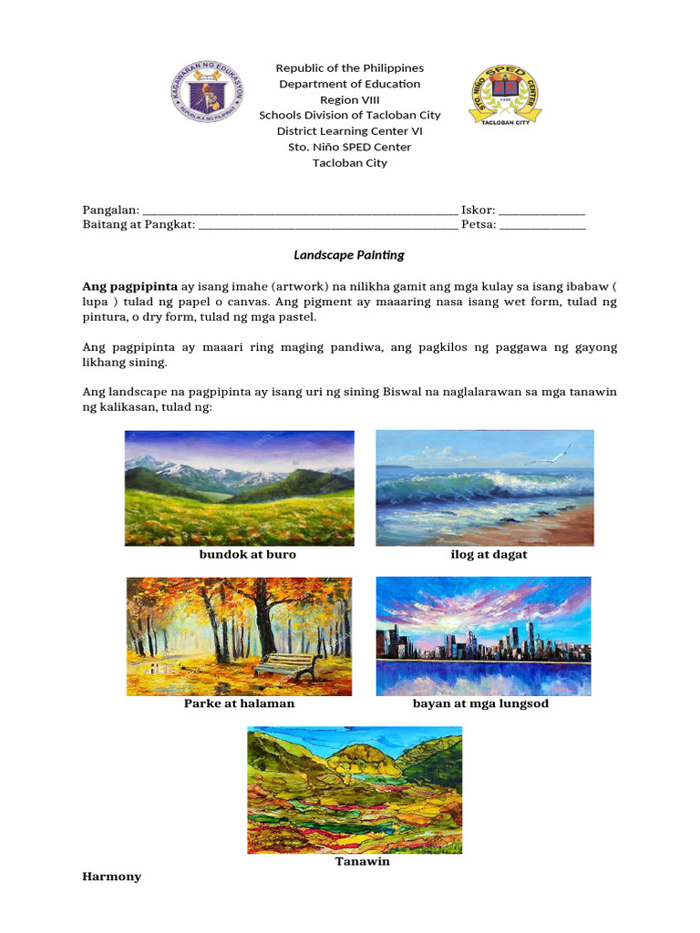 Landscape Painting | PDF