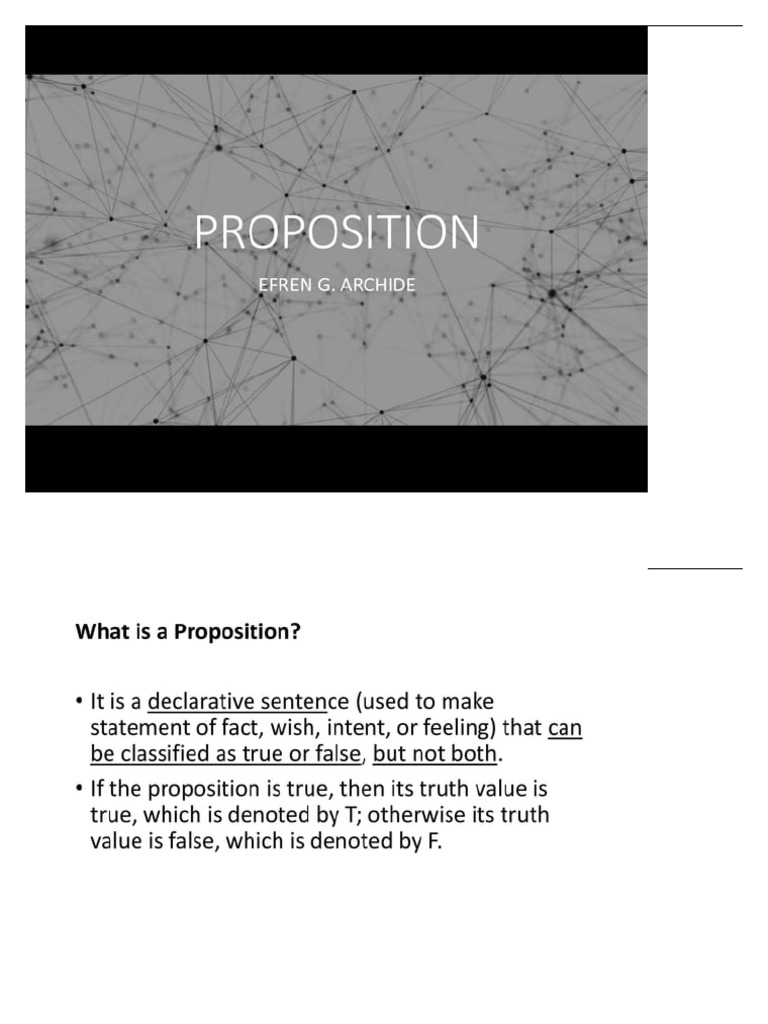 proposition | PDF