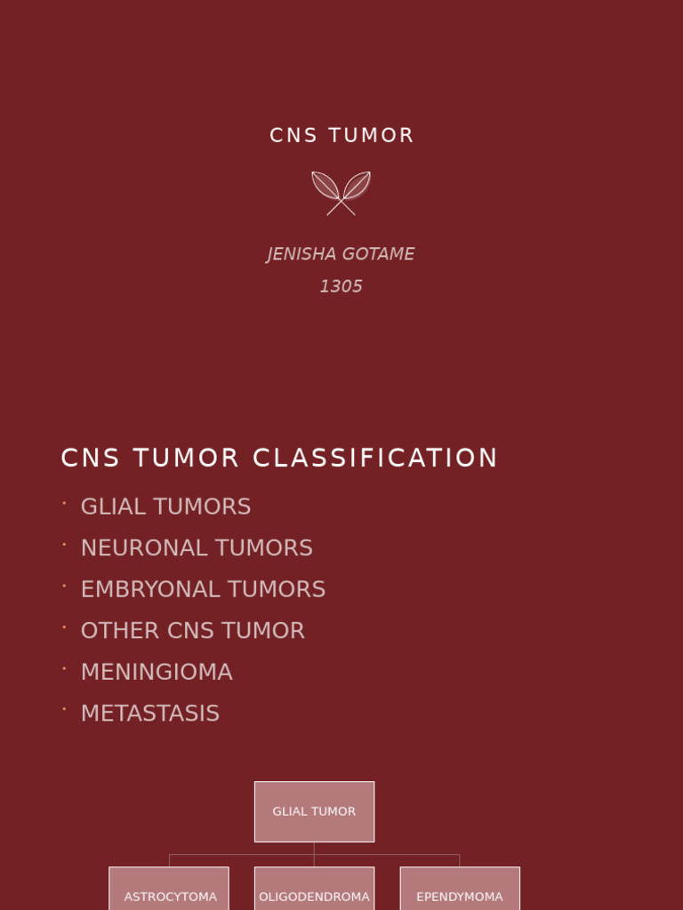 CNS TUmor | PDF