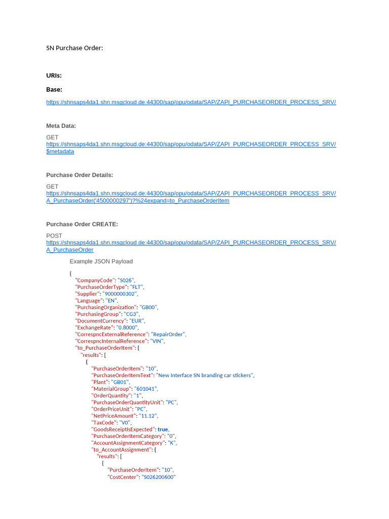 SN Purchase Order_Tech | PDF | Data | Computing