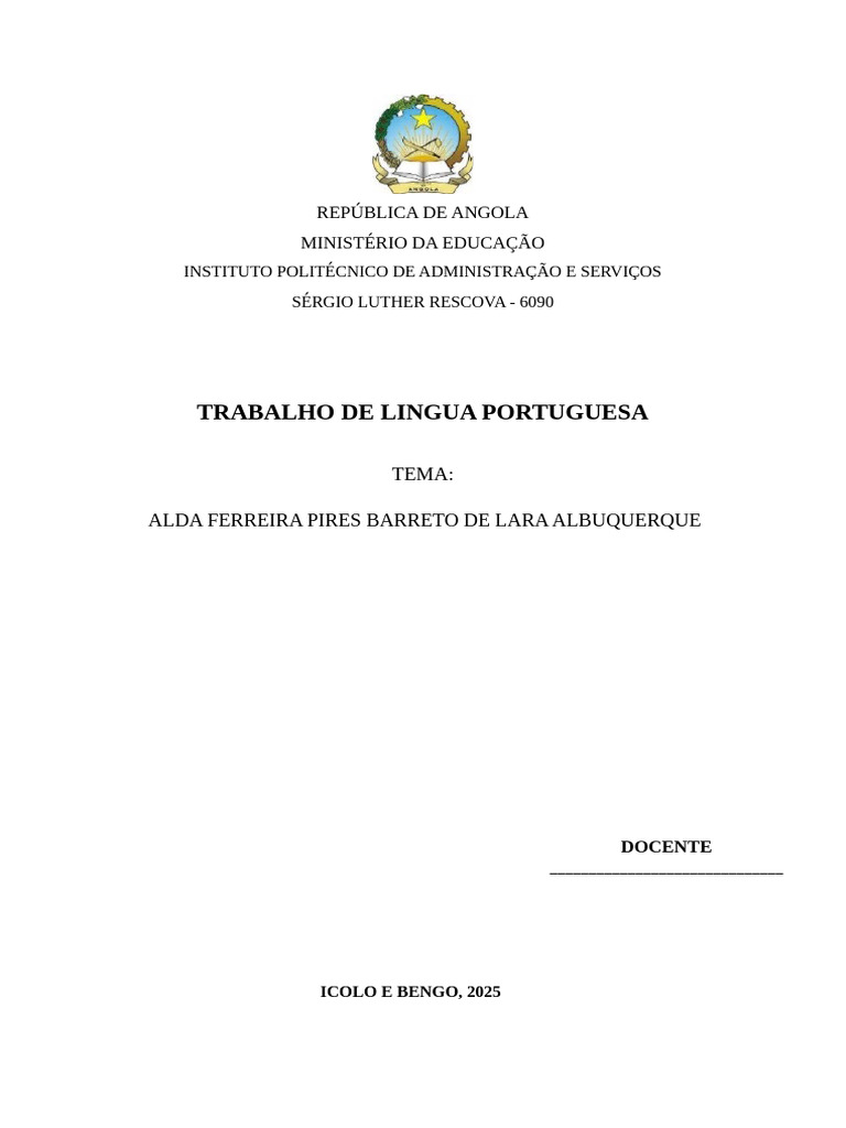 Vida e Obra de Alda Lara | PDF | Angola | Educação em Artes Liberais