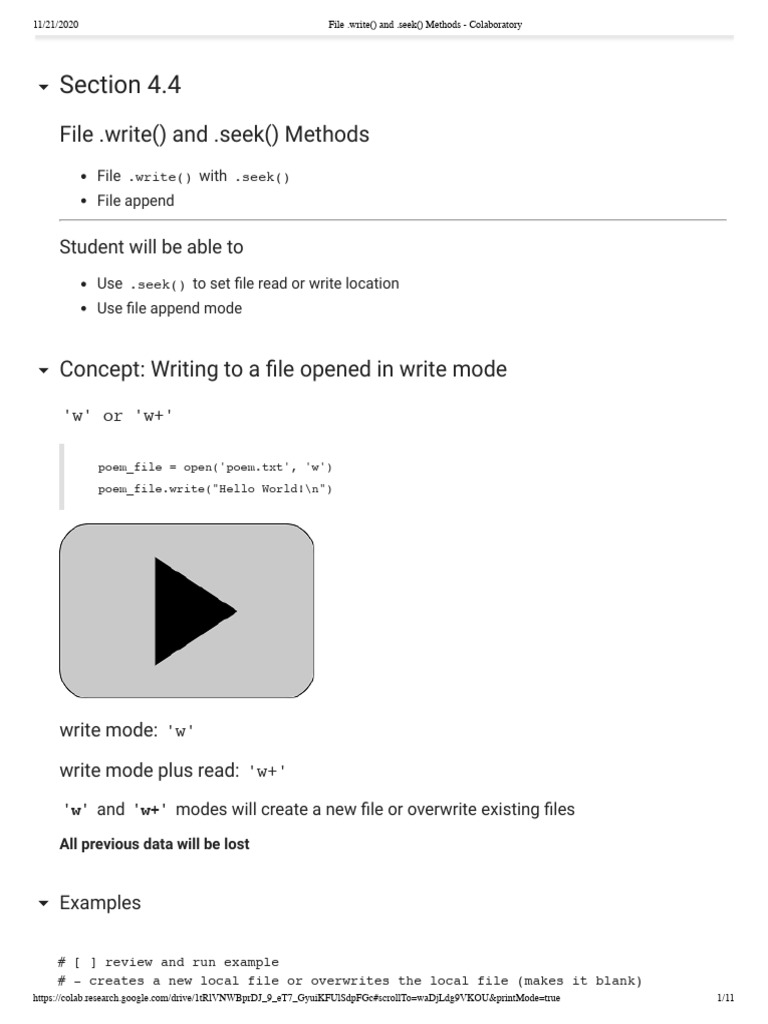 File .Write and .Seek Methods - Colaboratory | PDF | Solar System | Planets