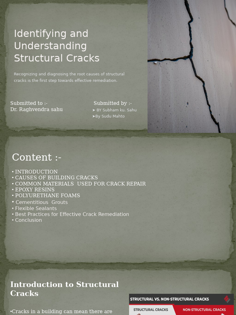 Identifying and Understanding Structural Cracks | PDF | Concrete | Masonry