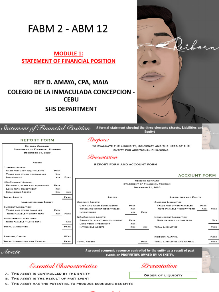 Module 1 - Statement of Financial Position | PDF | Equity (Finance ...