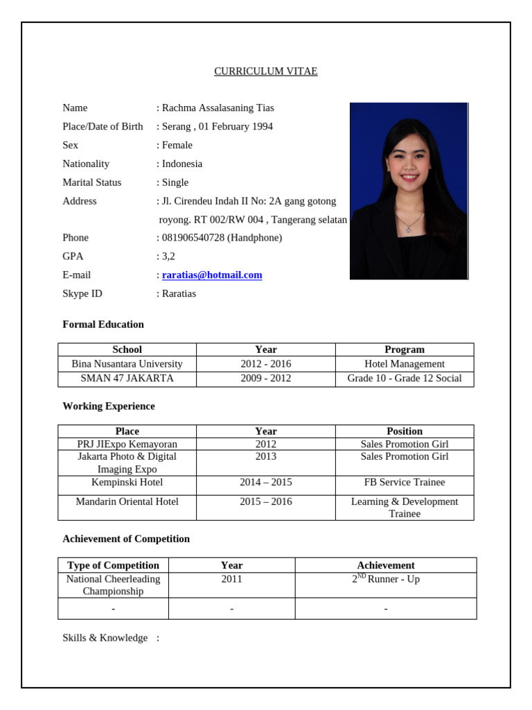 Print CV | PDF