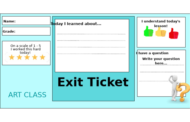 ART Exit Ticket | PDF