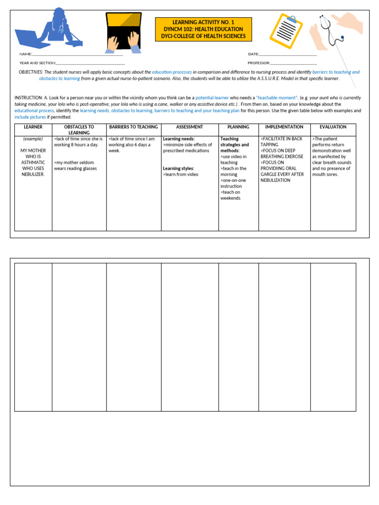 LEARNING-OUTPUT-NO.-1-CHAPTER-1 | PDF | Learning | Learning Styles